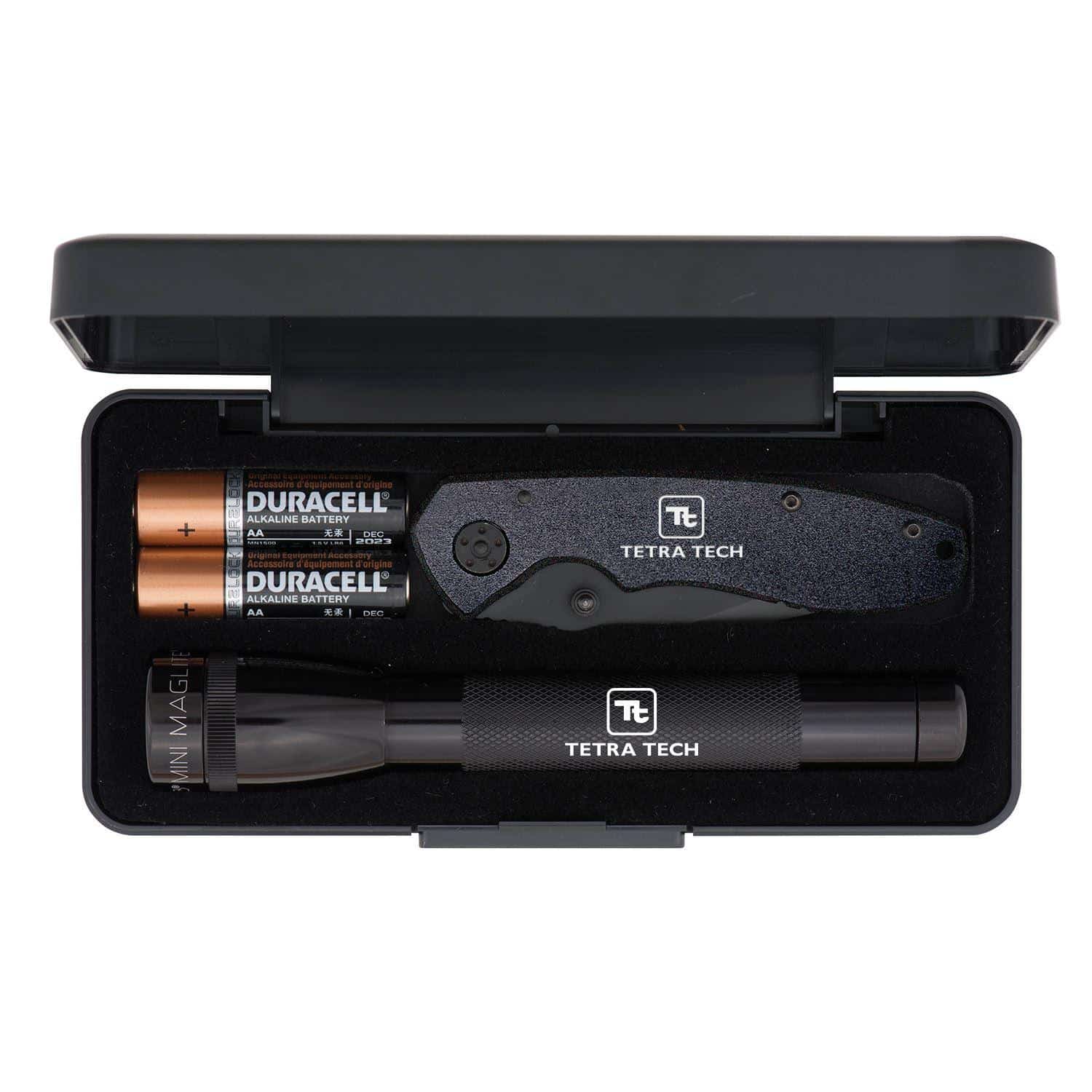 “AA” Mini Maglite® With Warhawk Pocket Knife – Branded Knives